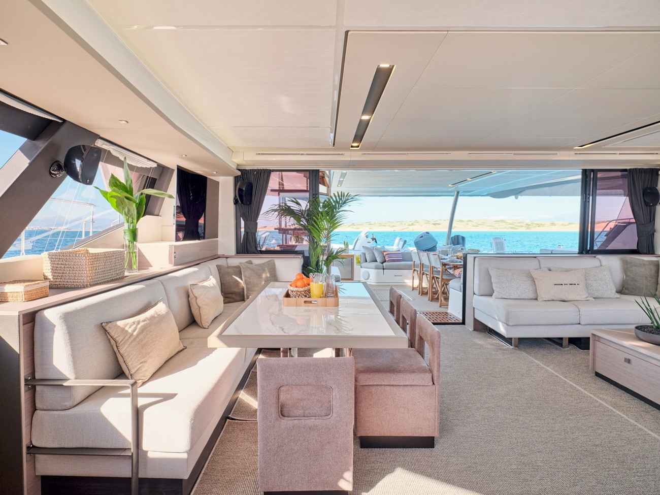 ALENA Power Catamaran in Greece, 1 Master, 4 Double Cabins, Crewed ...