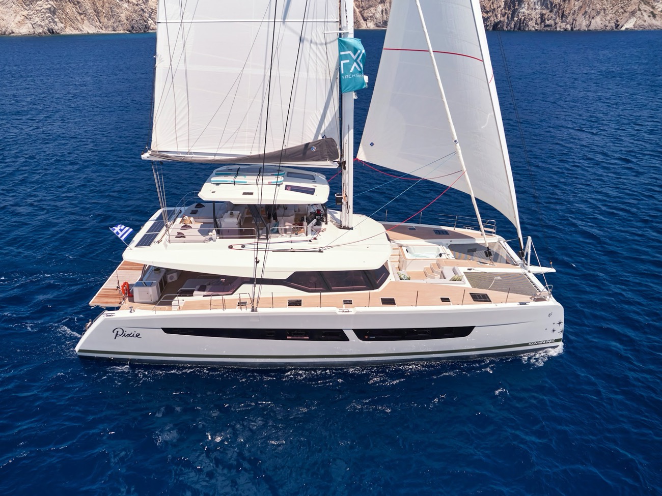 PIXIE Charter Catamaran in Greek Islands | Select Your Dates
