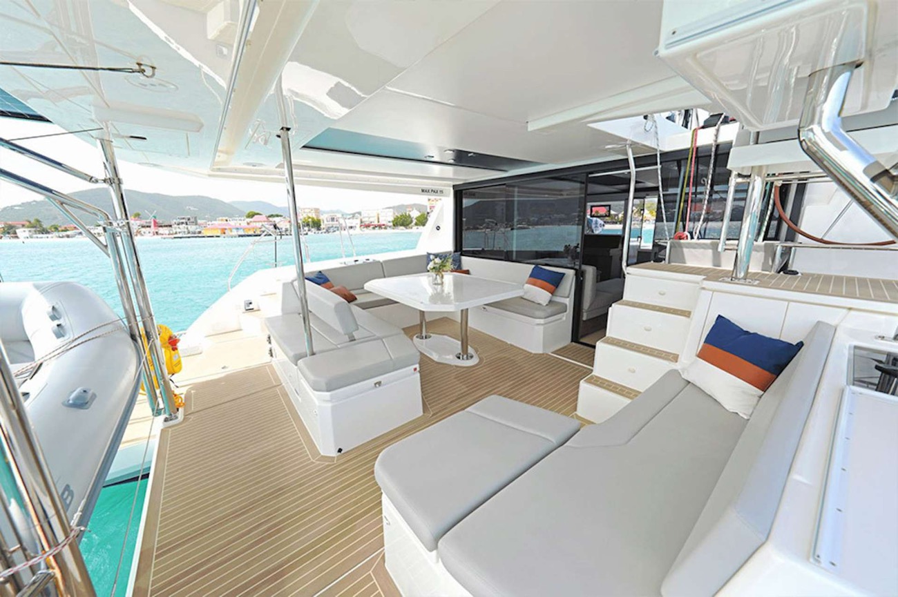 Sailing Catamaran Charter in Croatia - SISTERS | Alfresco Dining Space | Contact Yachts